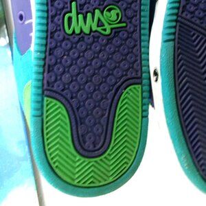 DVS | Shoes | Near New Dvs Gracie Turquoise Blue Purple Parrot Green ...